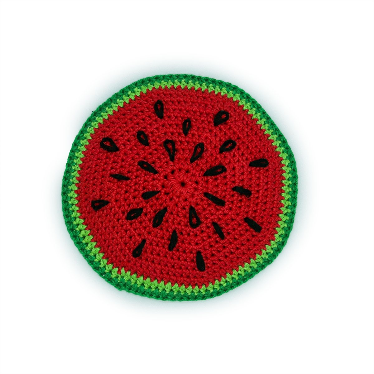 Crocheted Watermelon Kippah - Yad LaKashish